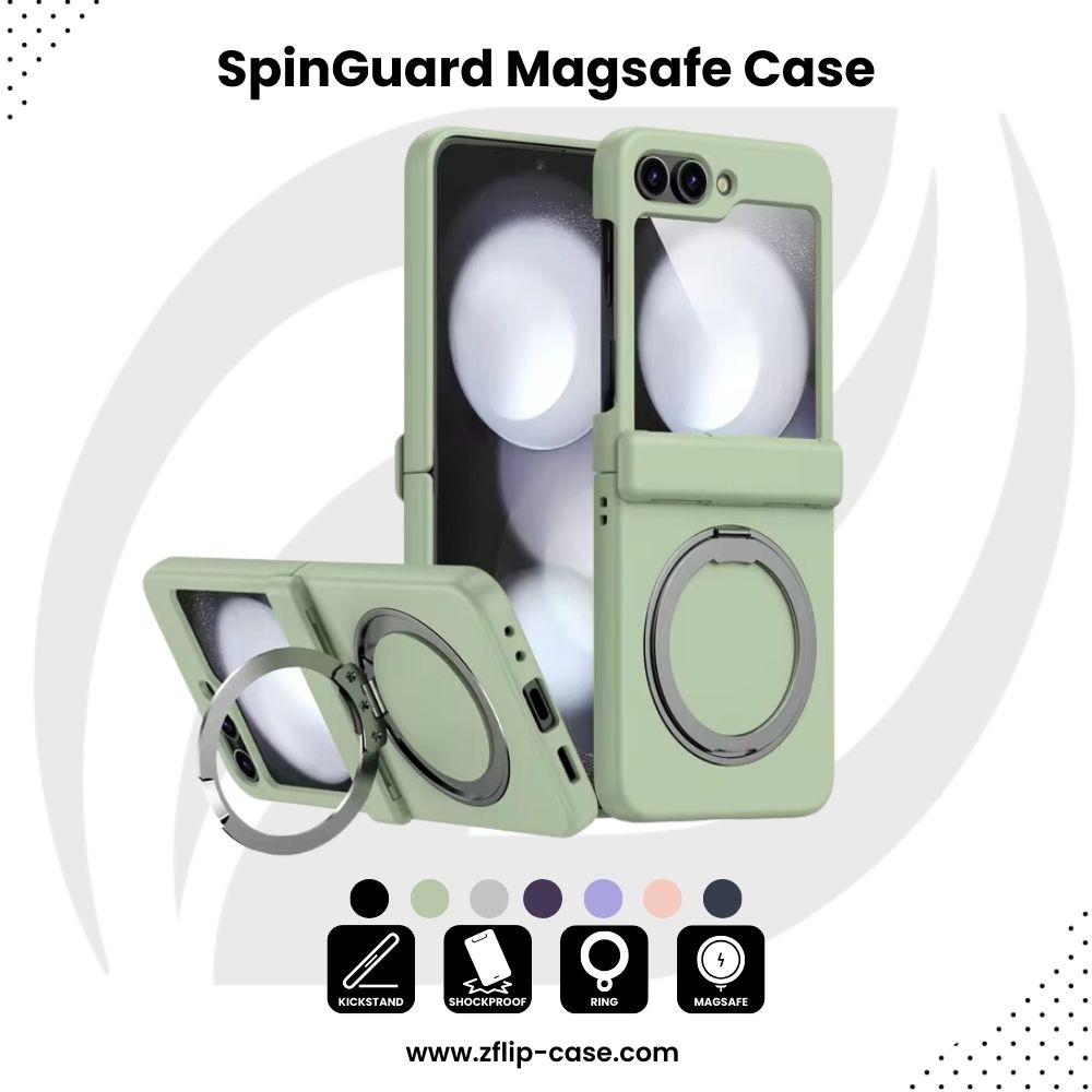 SpinGuard Z Flip 6, 5, 4, 3 Magsafe Case – Z Flip Case
